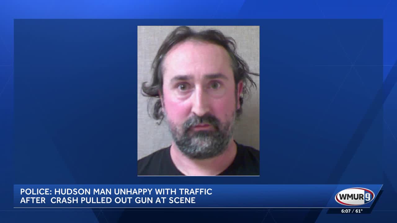 Police: Hudson man unhappy with traffic after crash pulled out gun at scene