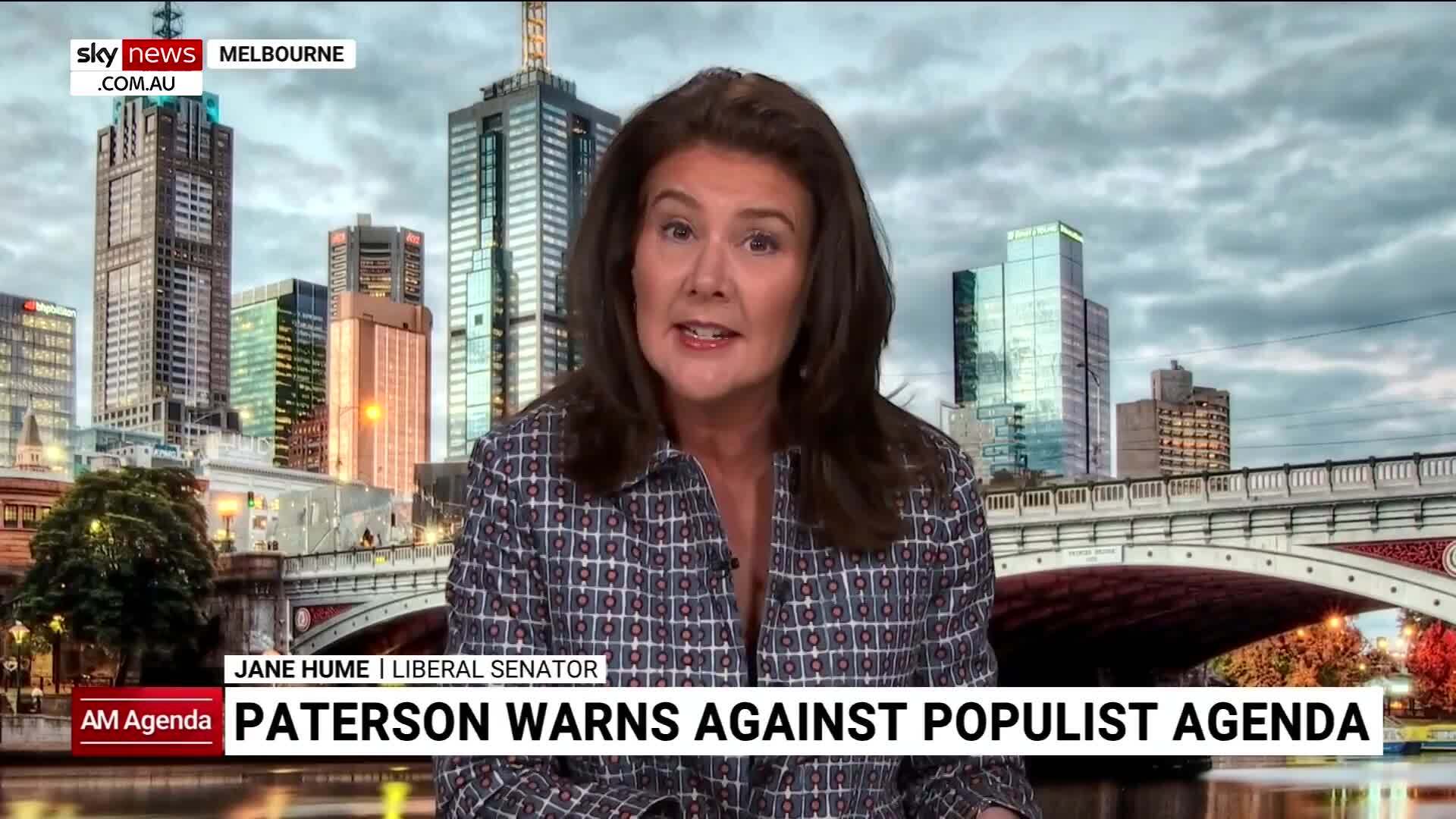 ‘Deliver an alternative’: Paterson warns against populist agenda