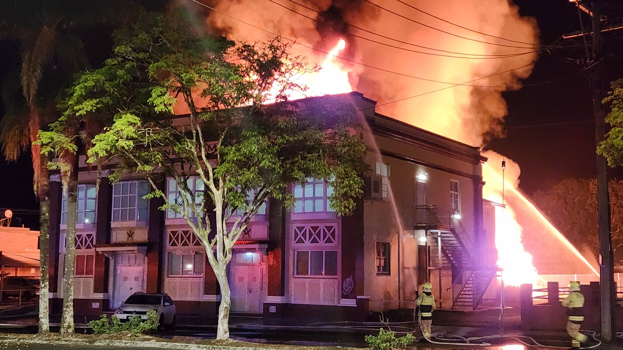 Lismore's historical masonic lodge destroyed in early morning fire
