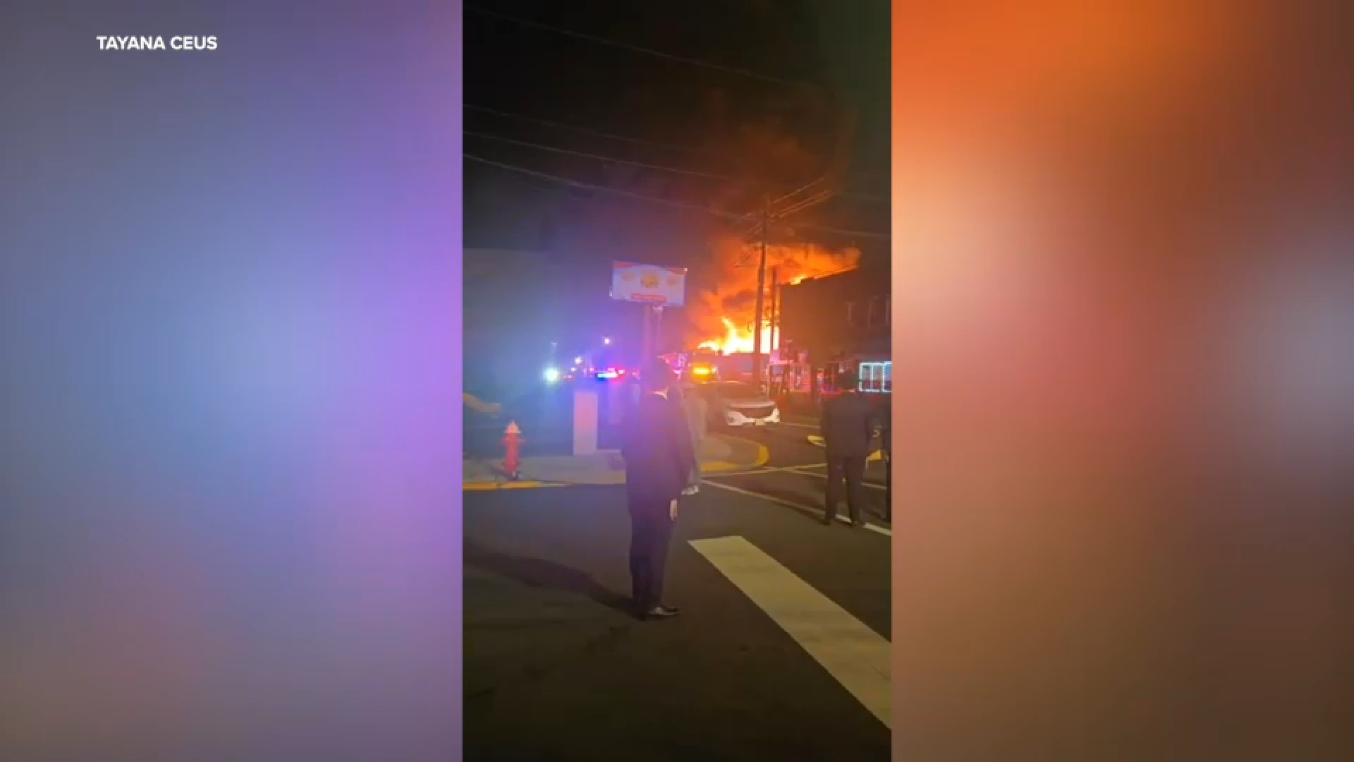 Massive fire breaks out at auto body shop in Hillside, destroys several ...