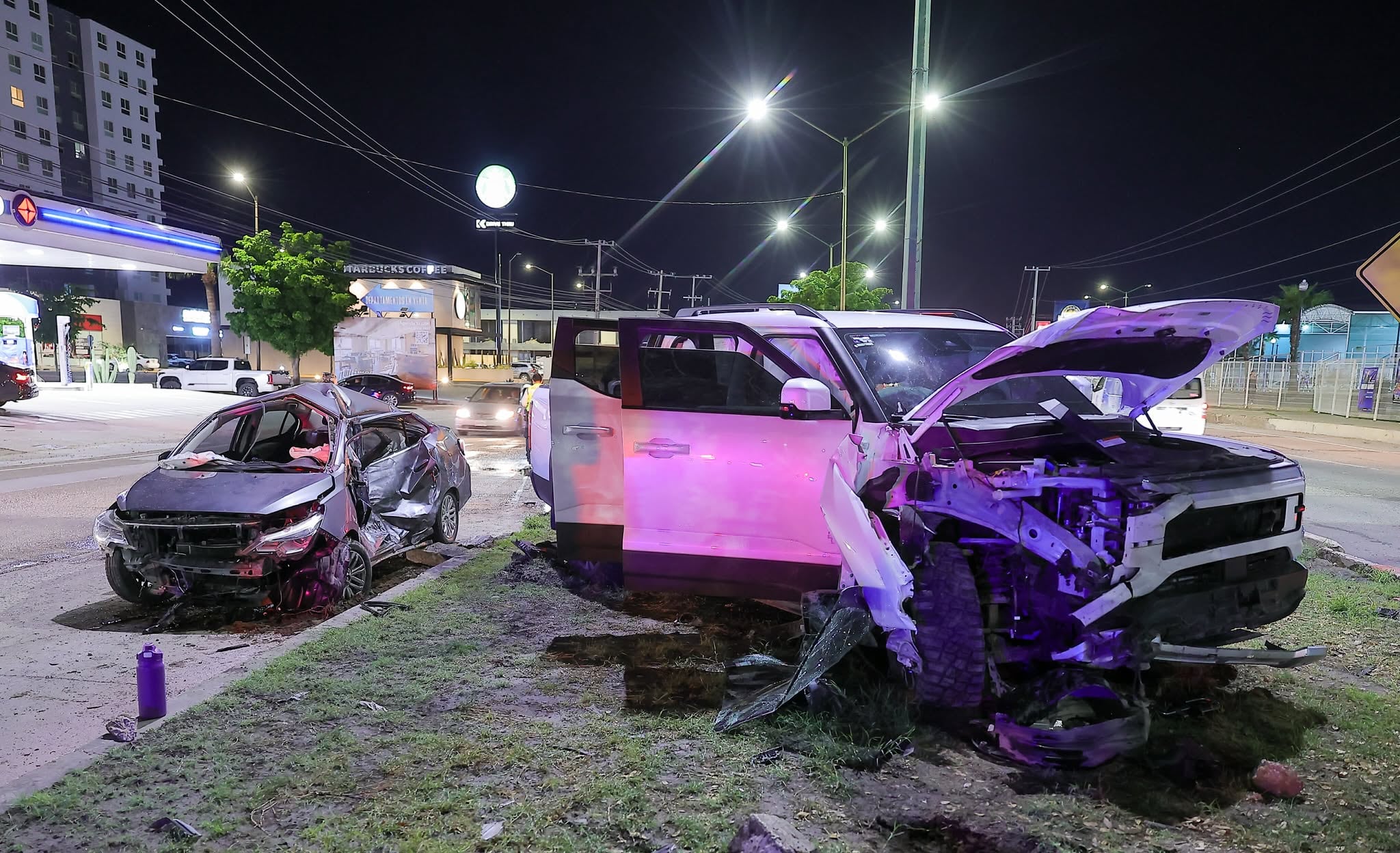 Madre e hija resultan lesionadas tras fuerte choque en bulevar ...