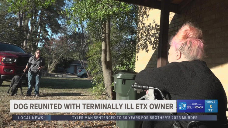'It swelled my heart,' | Tyler woman reunited with dog missing for four ...
