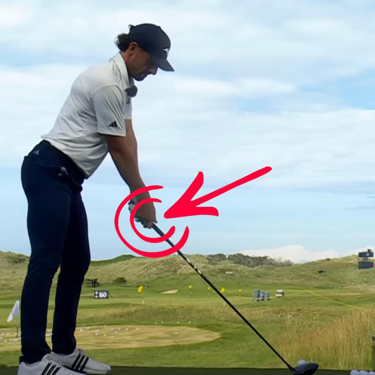 There's something interesting hiding in one of golf's most powerful swings