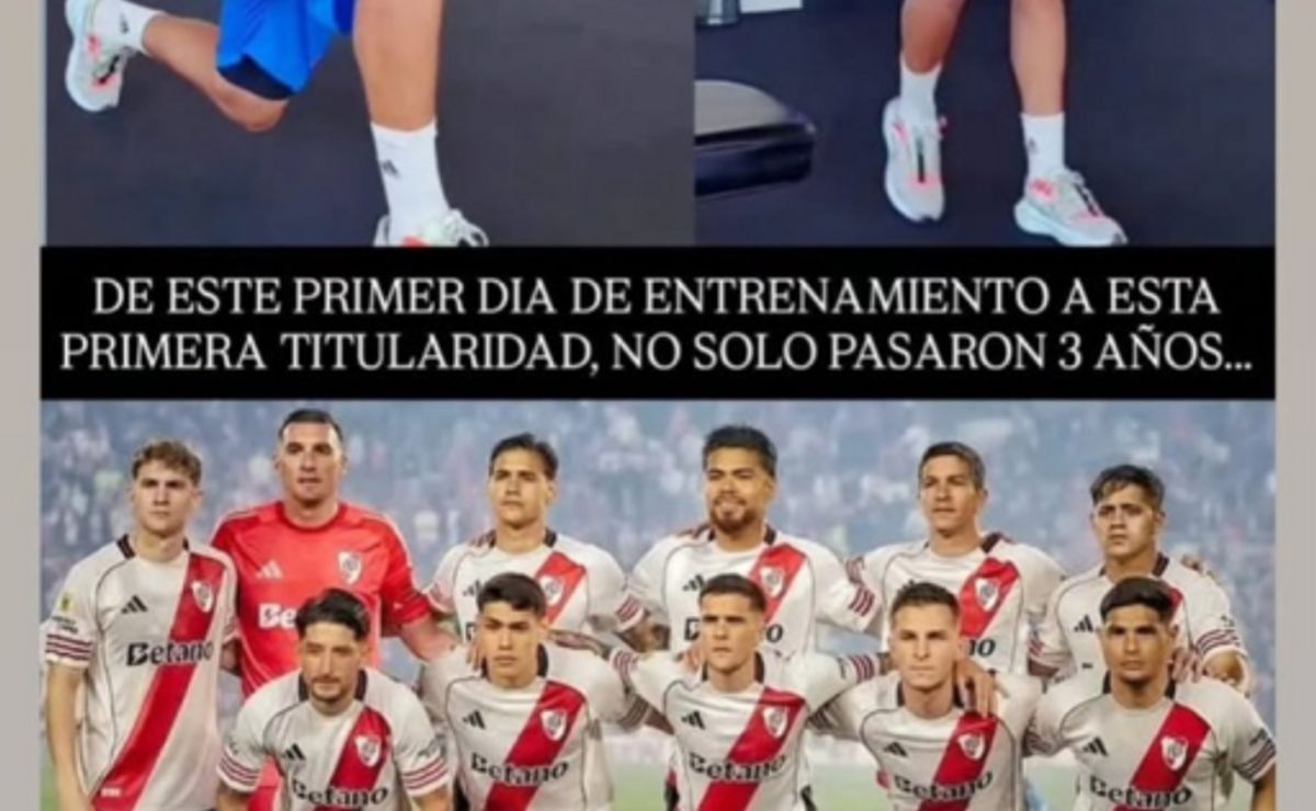 El mensaje especial que le dedicaron a Thiago Acosta tras su debut en ...