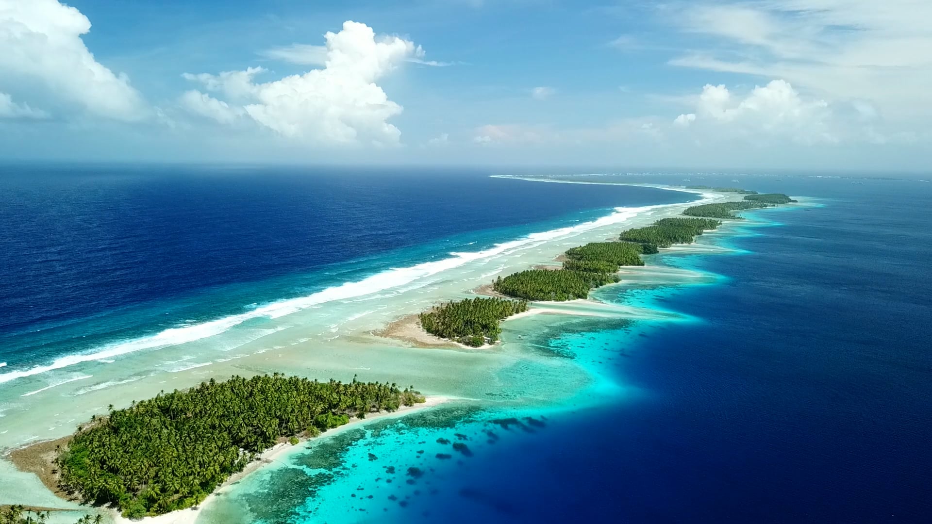 Un drone scopre il paradiso incontaminato delle Isole Marshall