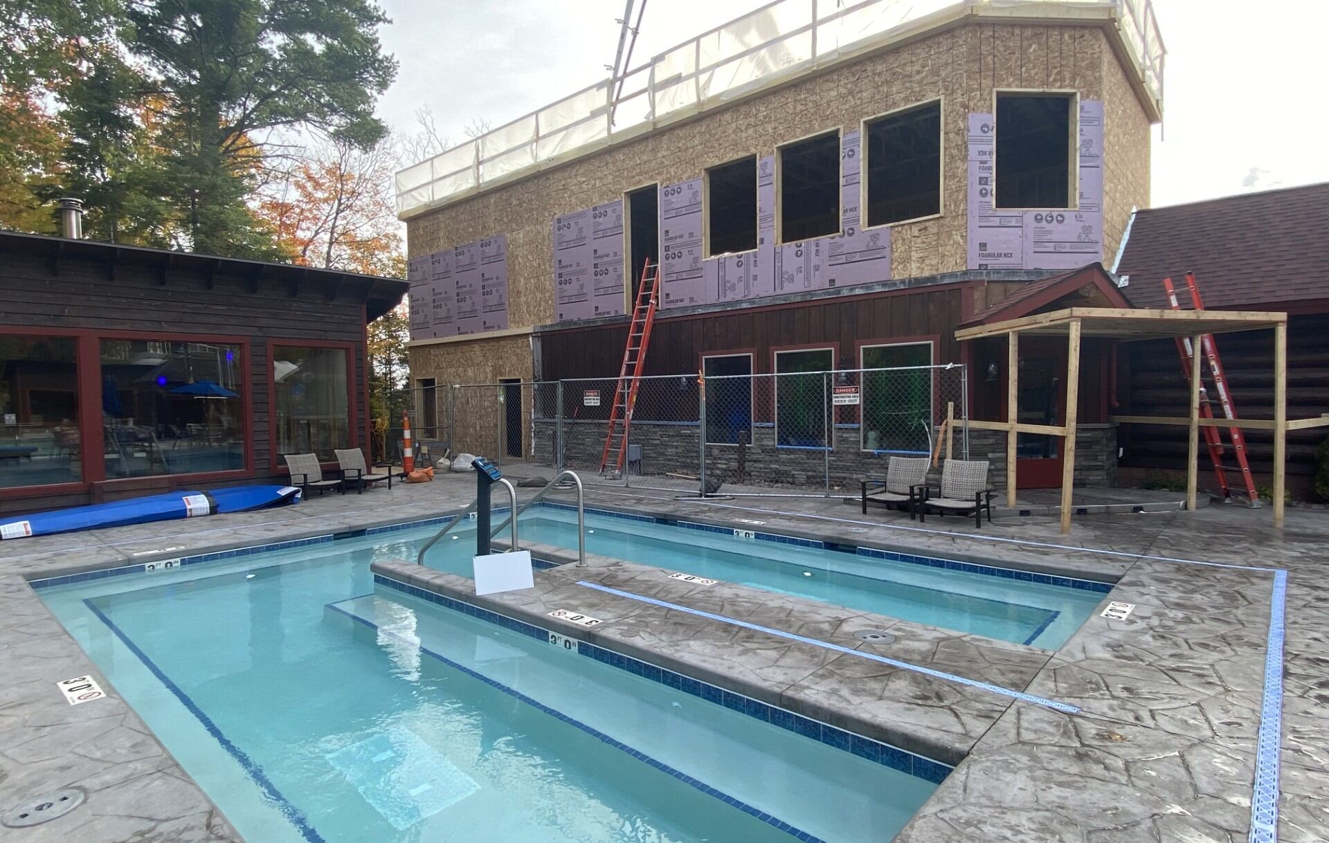Mineral pool now open, restaurant under construction at Mount Bohemia