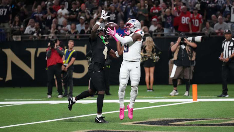 Patriots Snap Count vs. Saints Reveal Big Day for Receivers