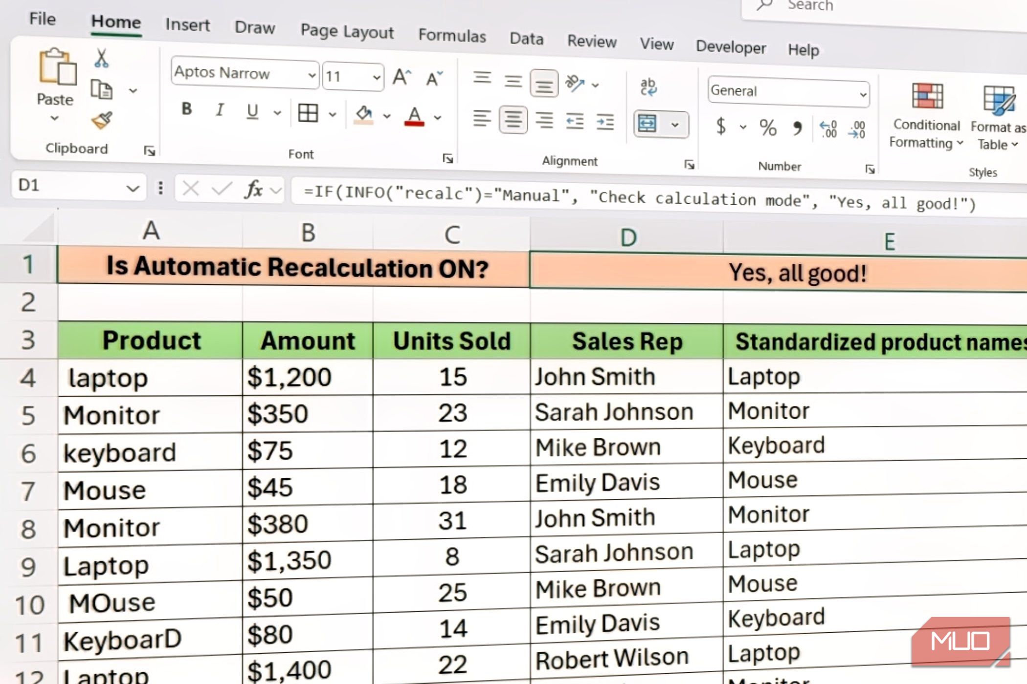 Excel’s INFO and CELL functions tell you what’s happening under the hood