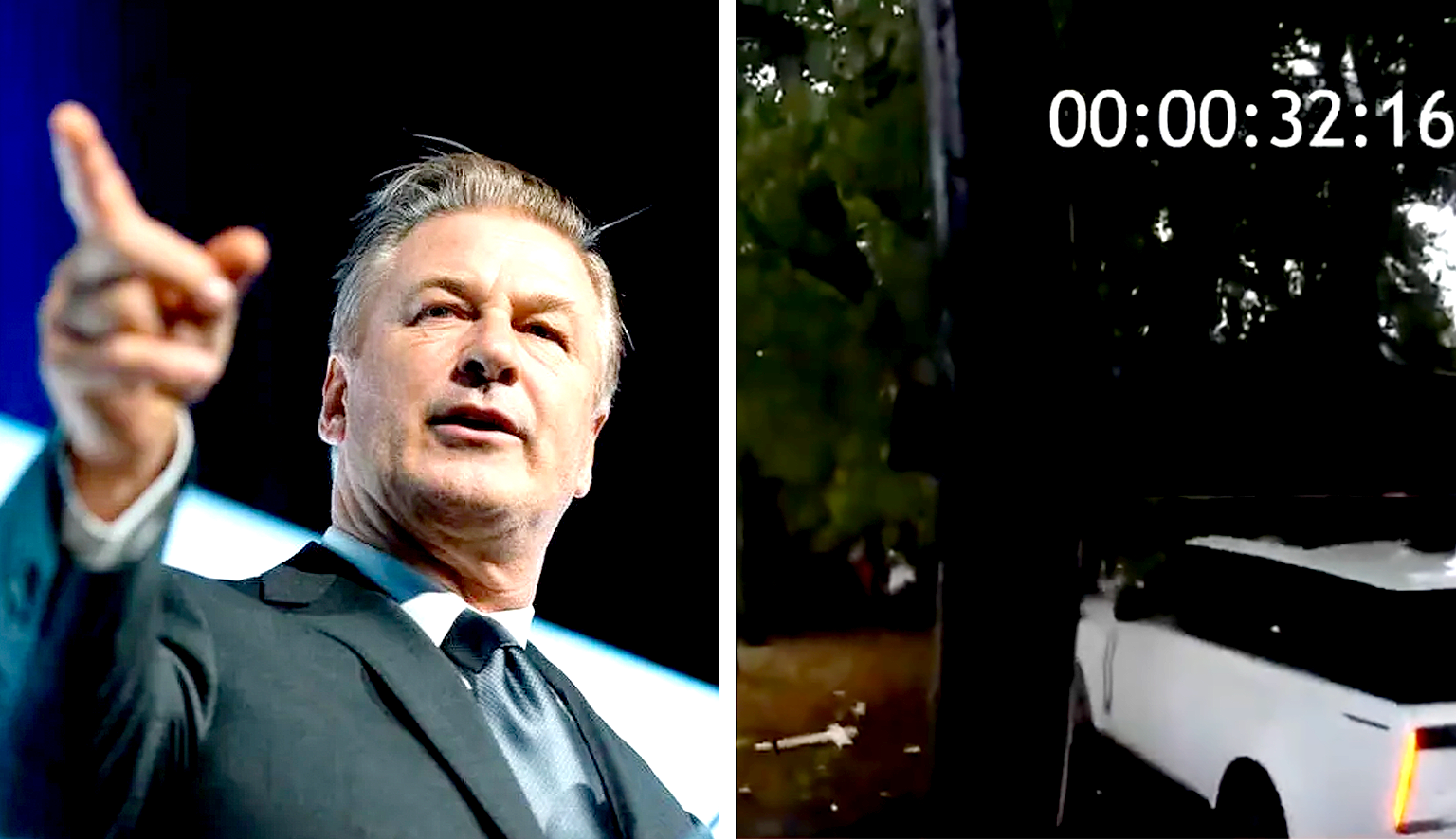 Revealed: Dashcam footage contradicts Alec Baldwin’s account of car crash