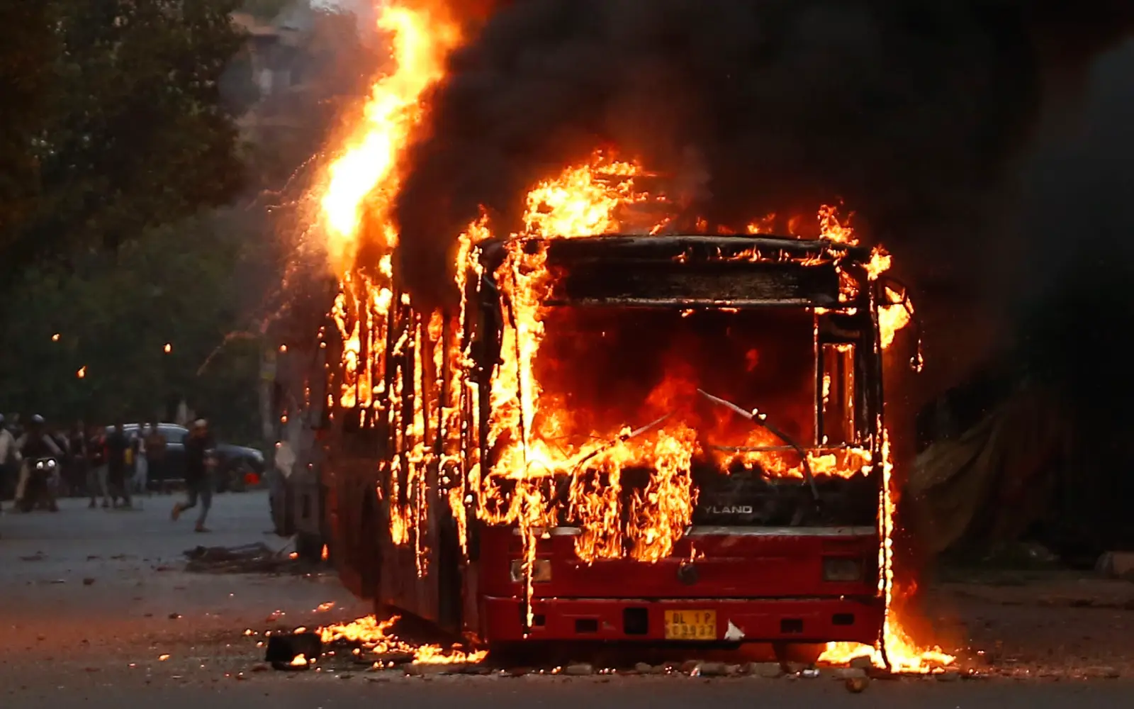 Bus fire leaves at least 20 people dead in west India