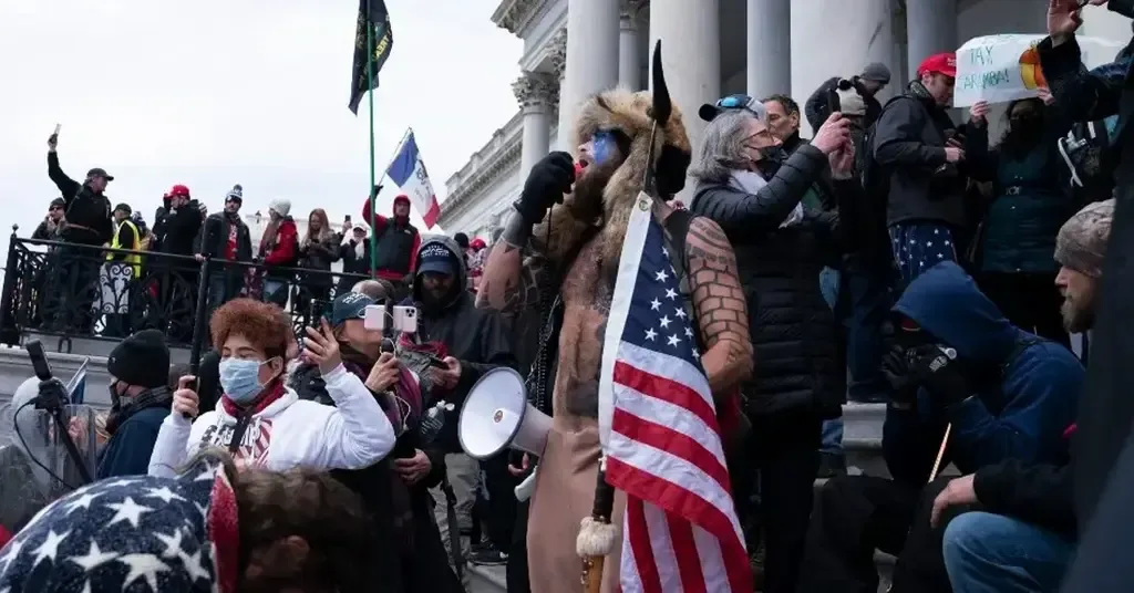 QAnon Shaman turns on Trump