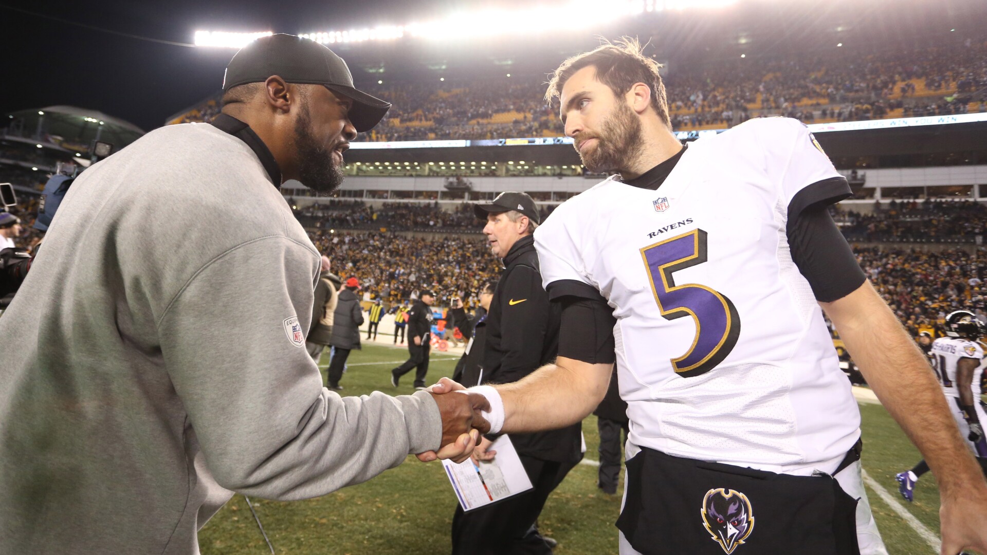 Joe Flacco: Mike Tomlin was "playing the game a little bit" with his ...