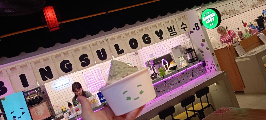 Prueba un raspado coreano de matcha en Bingsulogy en CDMX, el lugar ...