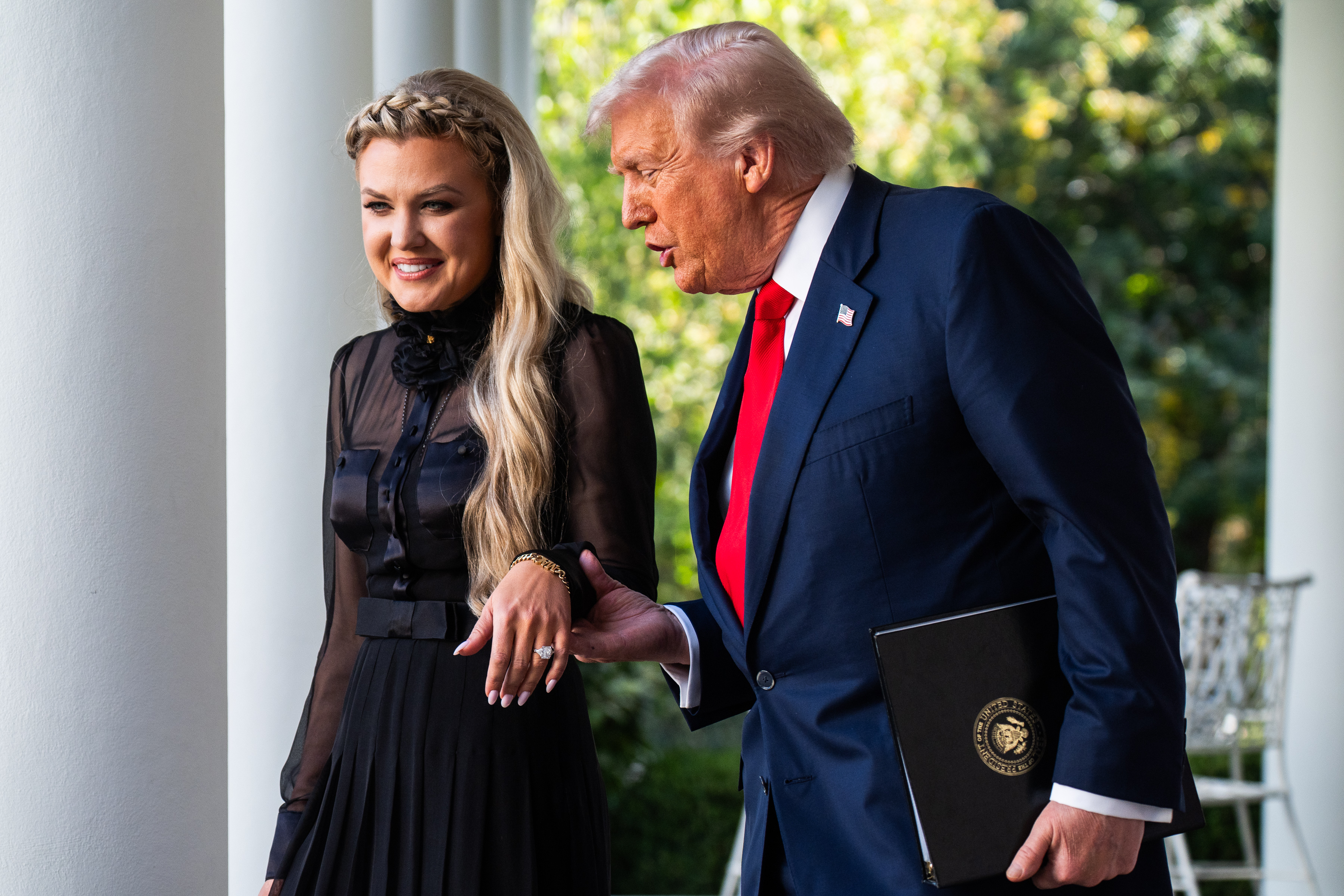 Charlie Kirk would have run for president, widow says at White House