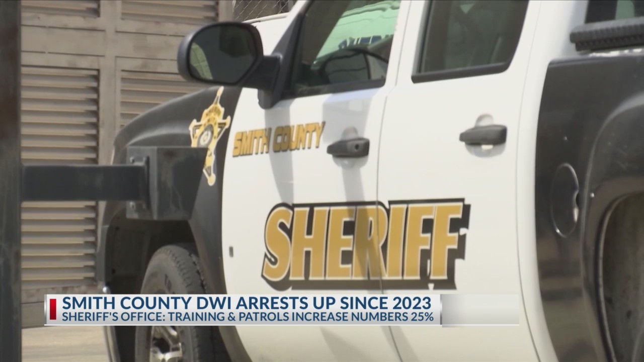 Smith County DWI arrests rise amid stricter enforcement