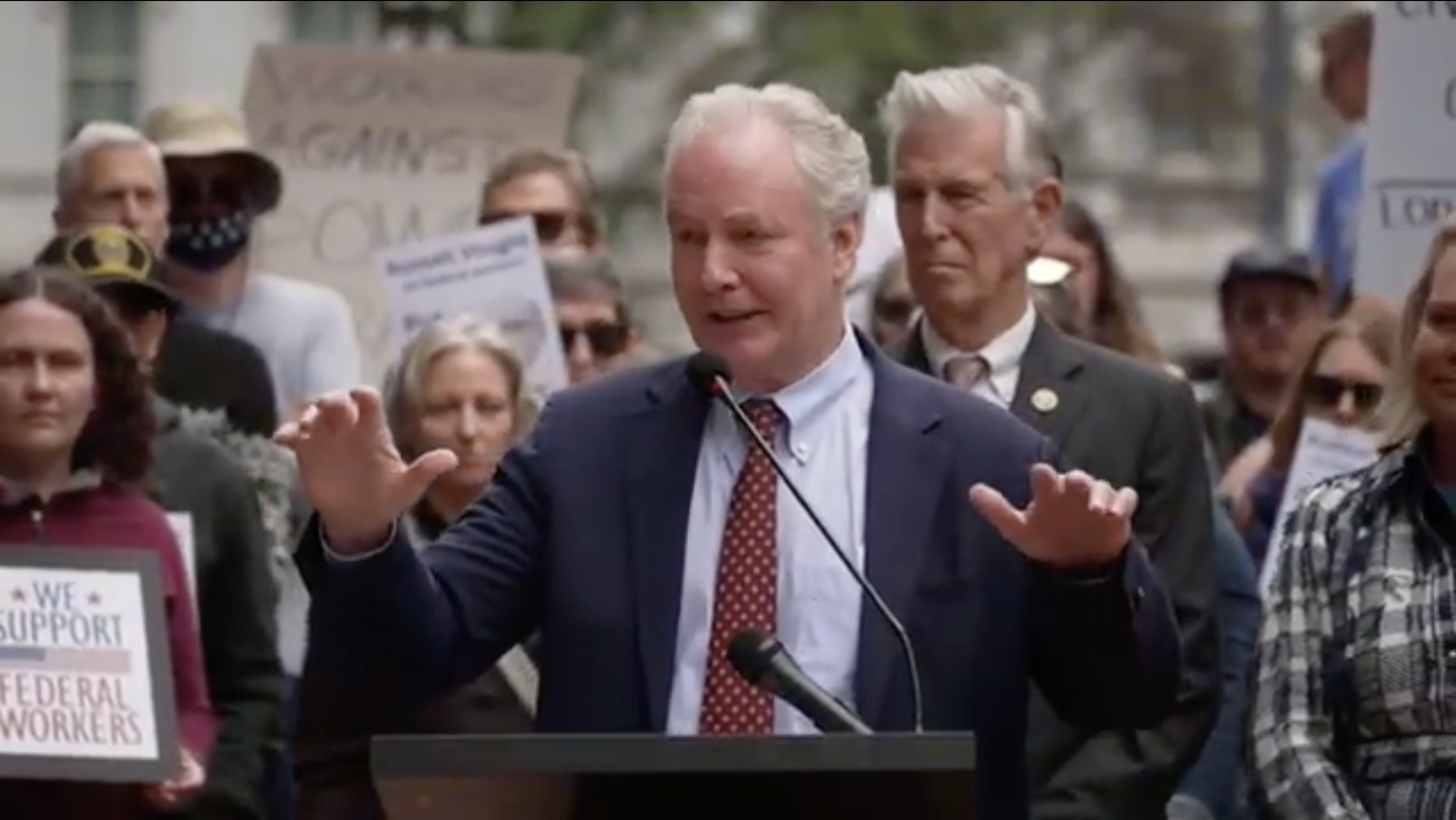 'We Want To Fire Russ Vought': Chris Van Hollen Demands MAGA Henchman ...