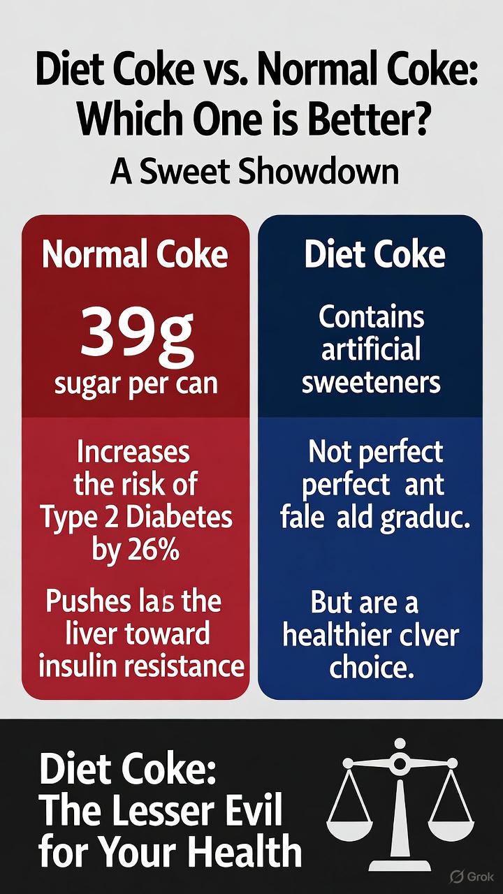 Fortis gastroenterologist shares which 1 is better, Diet Coke or normal ...