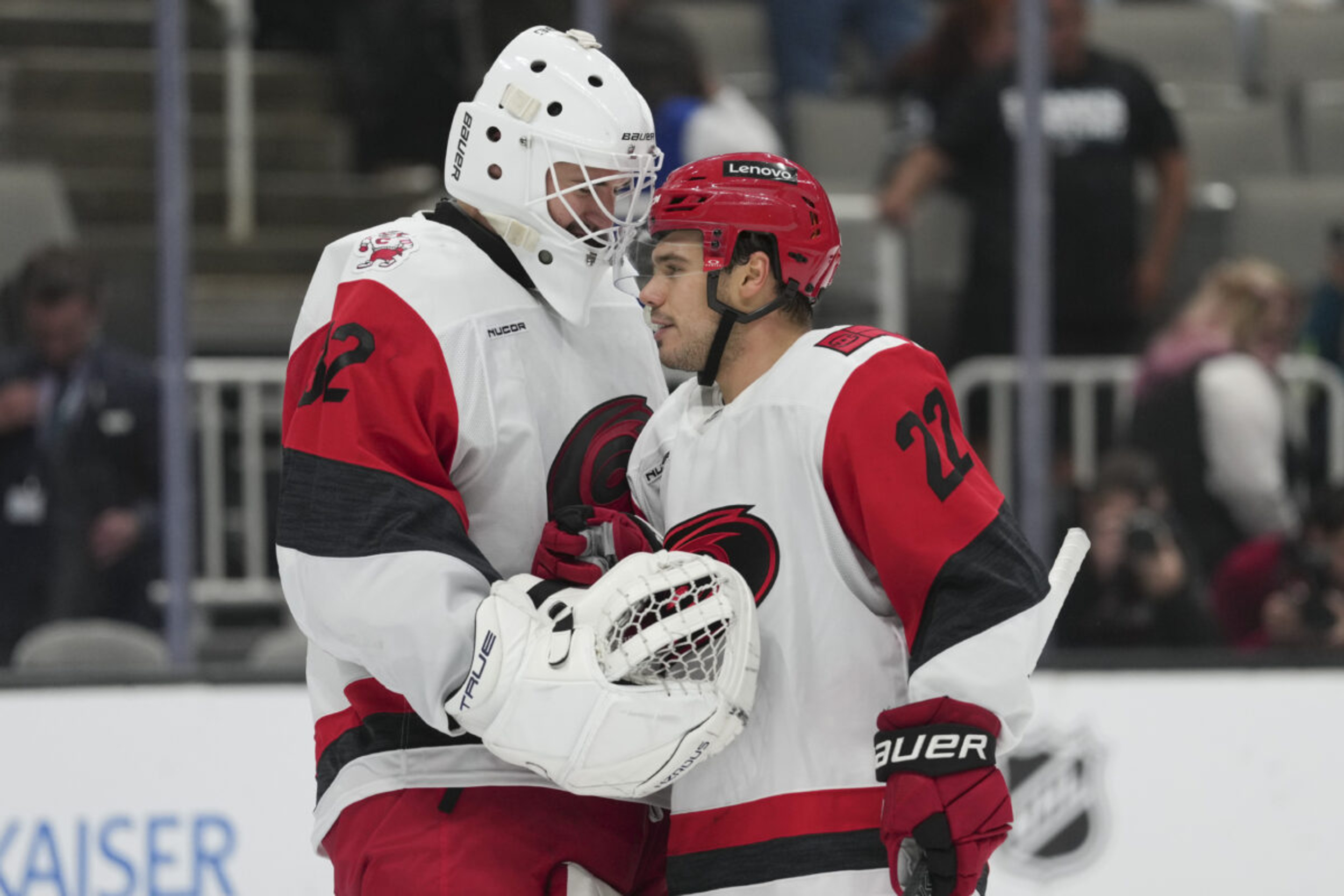 Hurricanes Dominate Sharks to Win Brandon Bussi’s NHL Debut