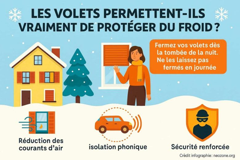 Les volets et les stores protègent-ils réellement votre maison du froid