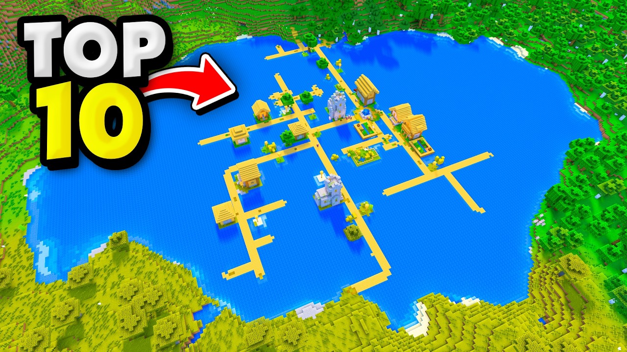 10 Minecraft Seeds You Should Try! (Top 1.21.2 Seeds)