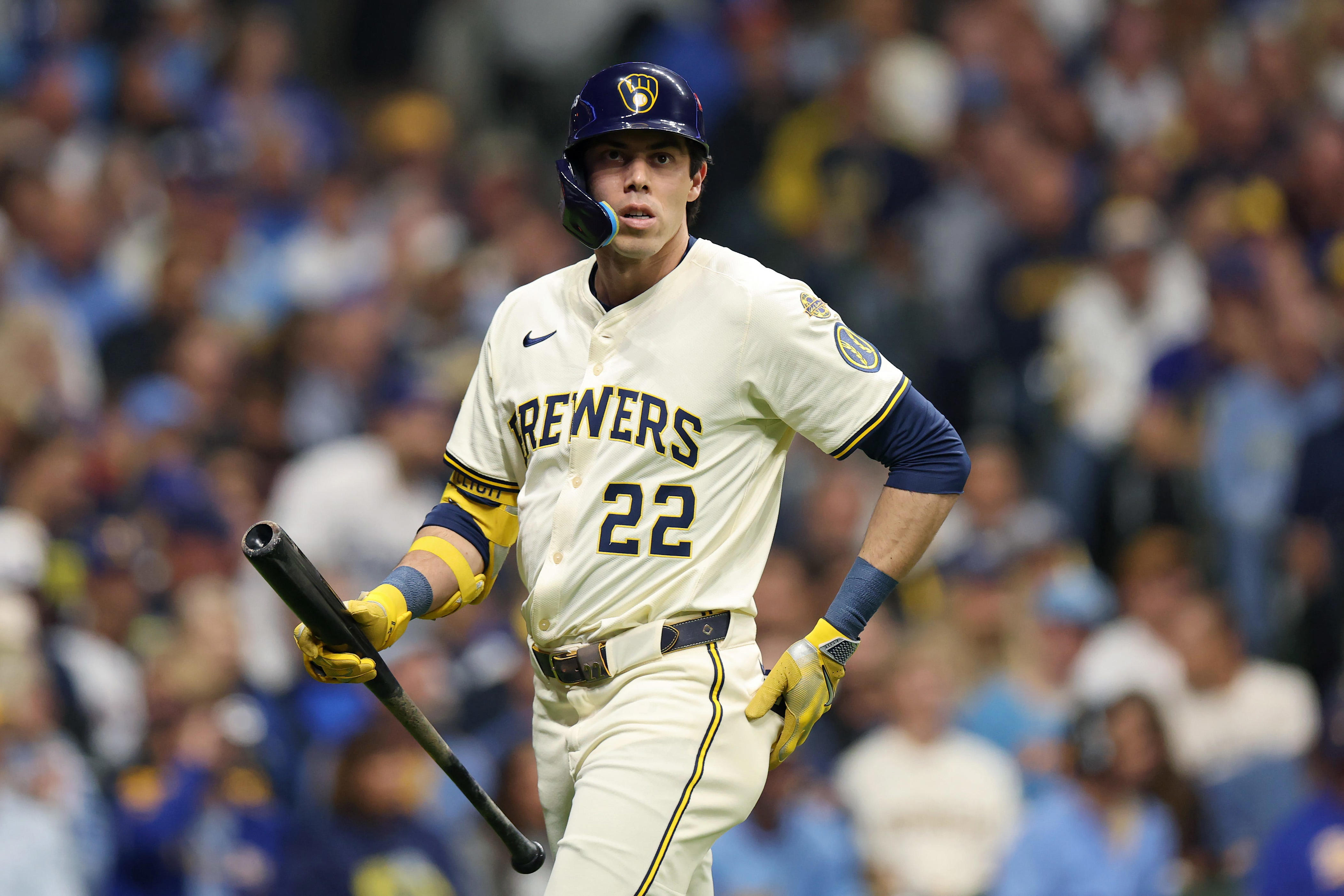 Brewers can't buy a hit as NLCS enters danger zone against mighty Dodgers