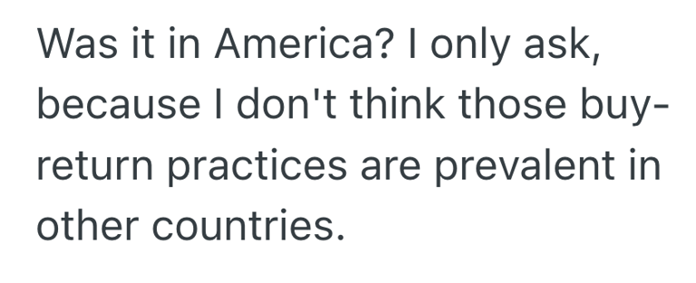 Swimsuit Store Worker Enforces A No Refund Policy Because People Would ...