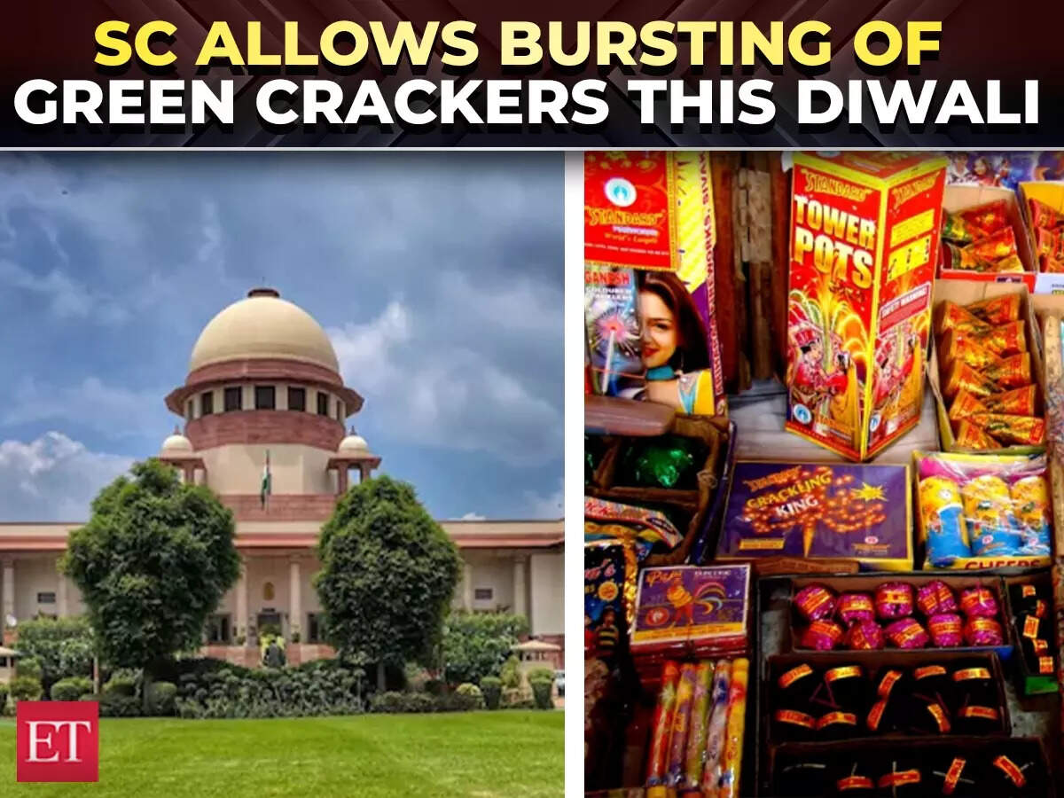 ‘Green crackers allowed’: Supreme Court relaxes Diwali ban in Delhi-NCR ...