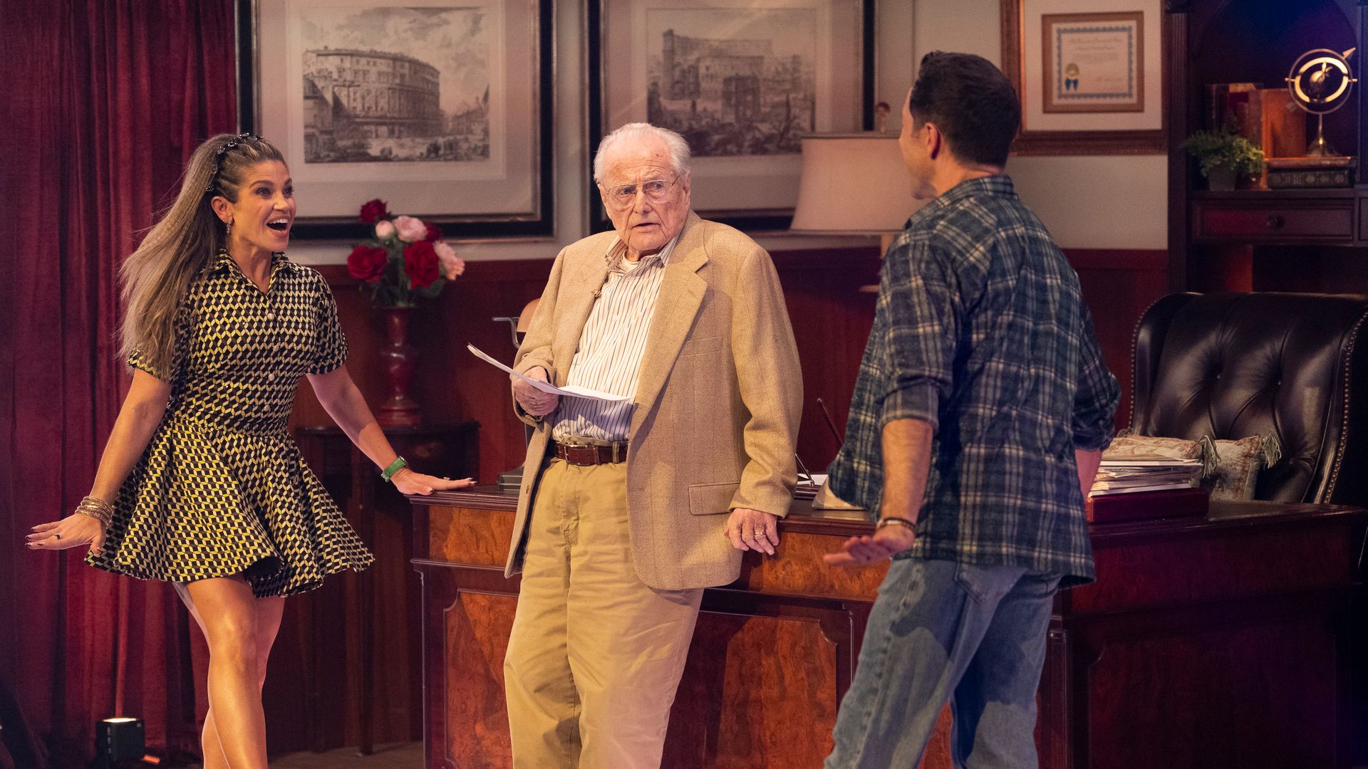 Bill Daniels, 98, makes rare TV appearance with Boy Meets World reunion on DWTS - see the ...