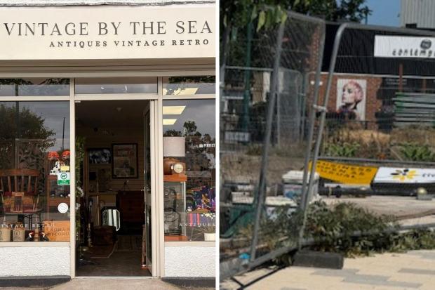 Vintage shop slams timing of town square work in desperate bid to stay open