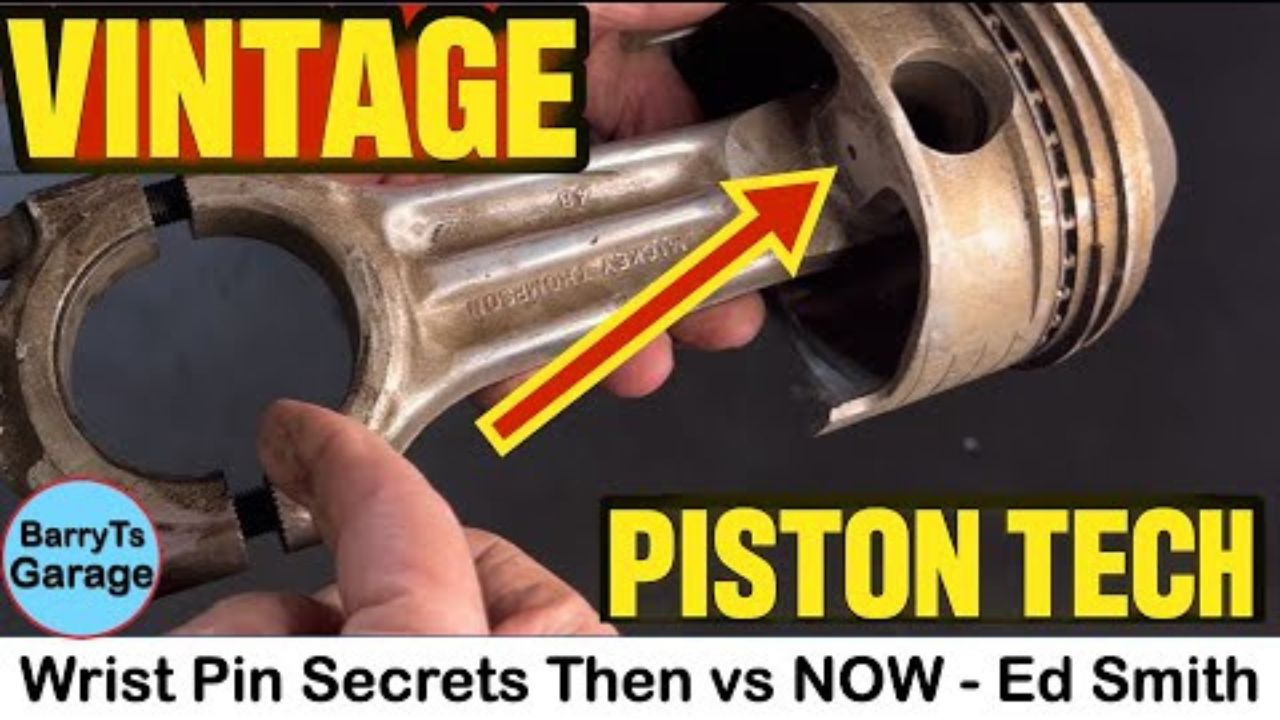 Ed Smith and Oiling the Wrist Pins!