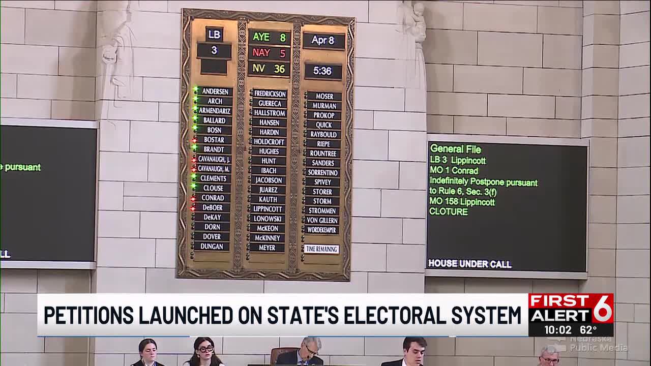 Petitions launched focusing on Nebraska’s electoral system