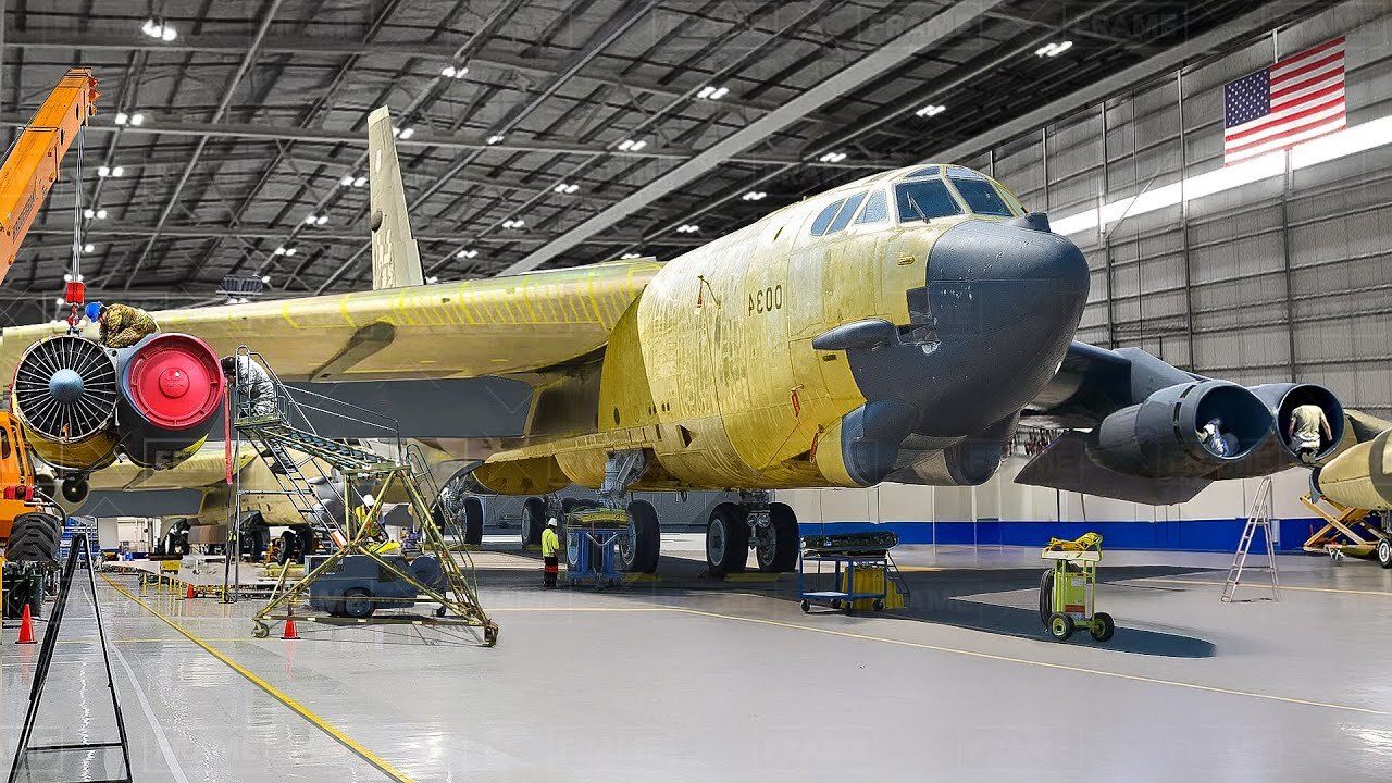 Inside the massive factory where the US Air Force fixes its bombers