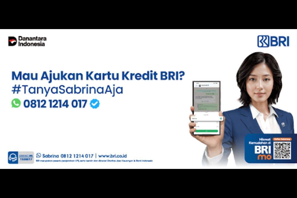 Ajukan Kartu Kredit BRI Kini Bisa Lewat WhatsApp Bersama Sabrina