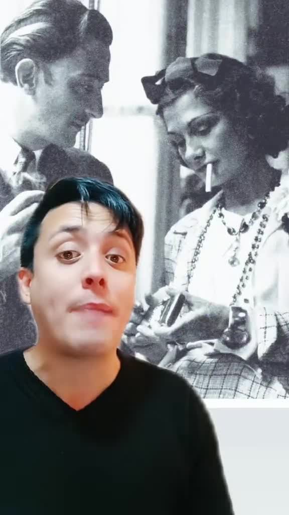 Salvador Dalí, su esposa y Coco Chanel #historia #salvadordali #chan