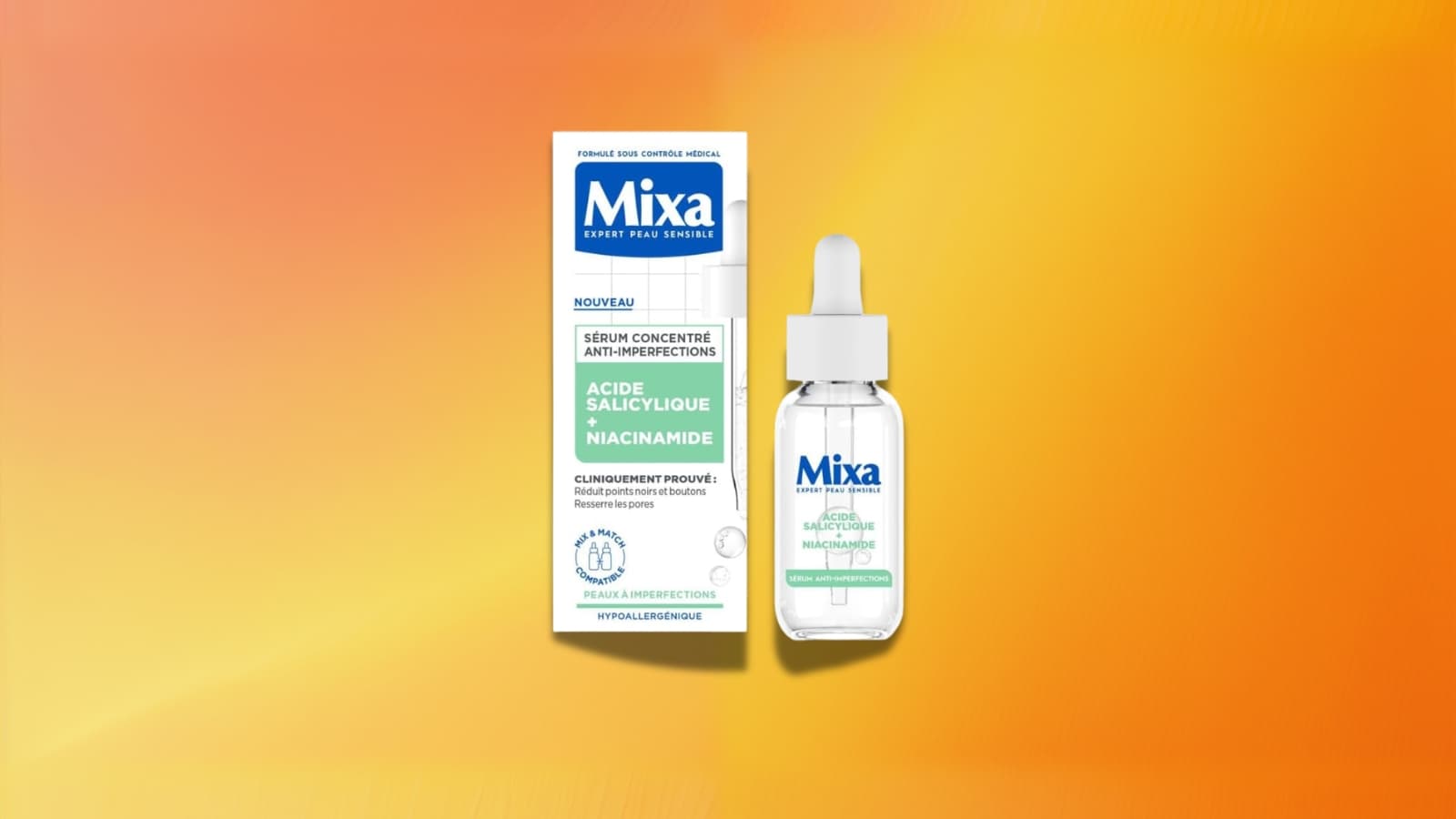 Ce sérum Mixa est à prix mini et contient des ingrédients plus qu ...