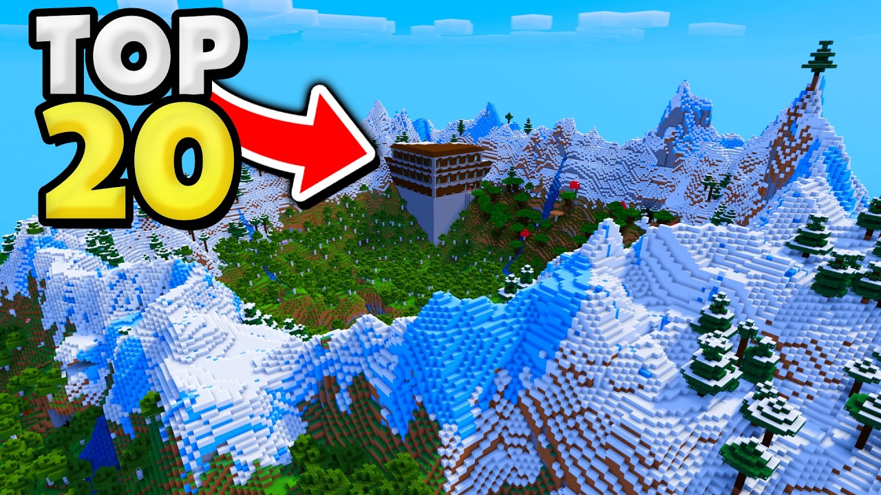 Top 20 Best New Minecraft Mountain Seeds – 1.21 Java & Bedrock