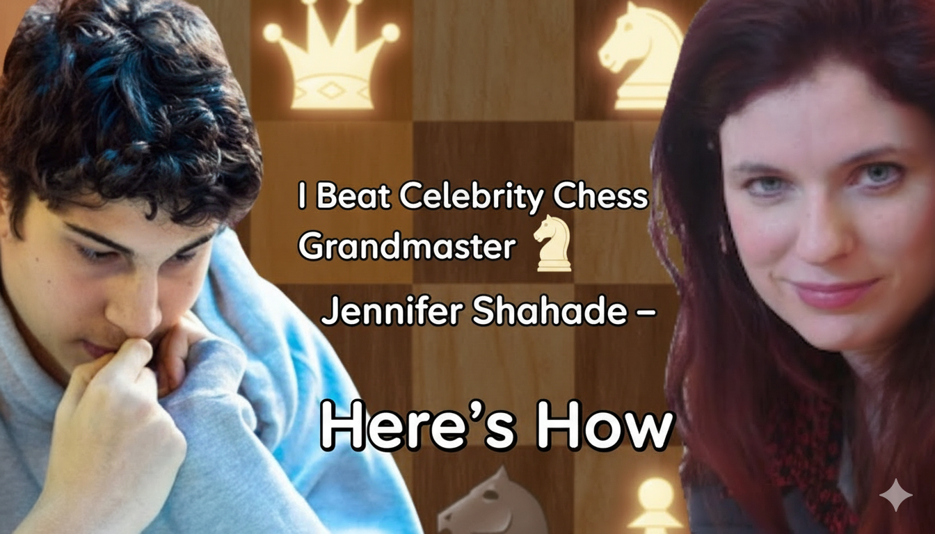 I Beat Celebrity Chess Grandmaster Jennifer Shahade – Here’s How