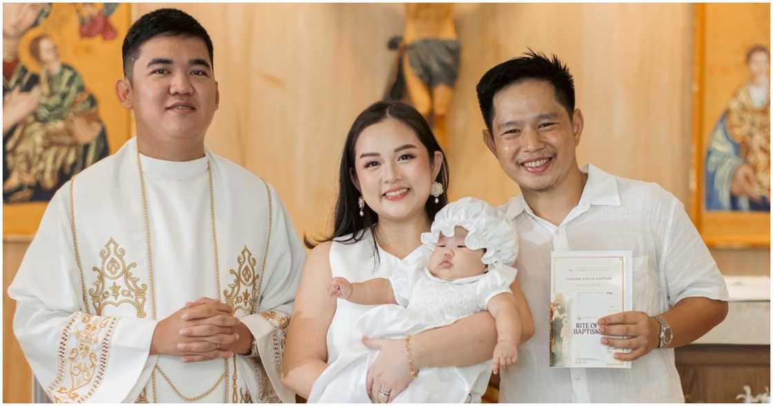 Trina “Hopia” Legaspi gets emotional as her “miracle baby” is baptized