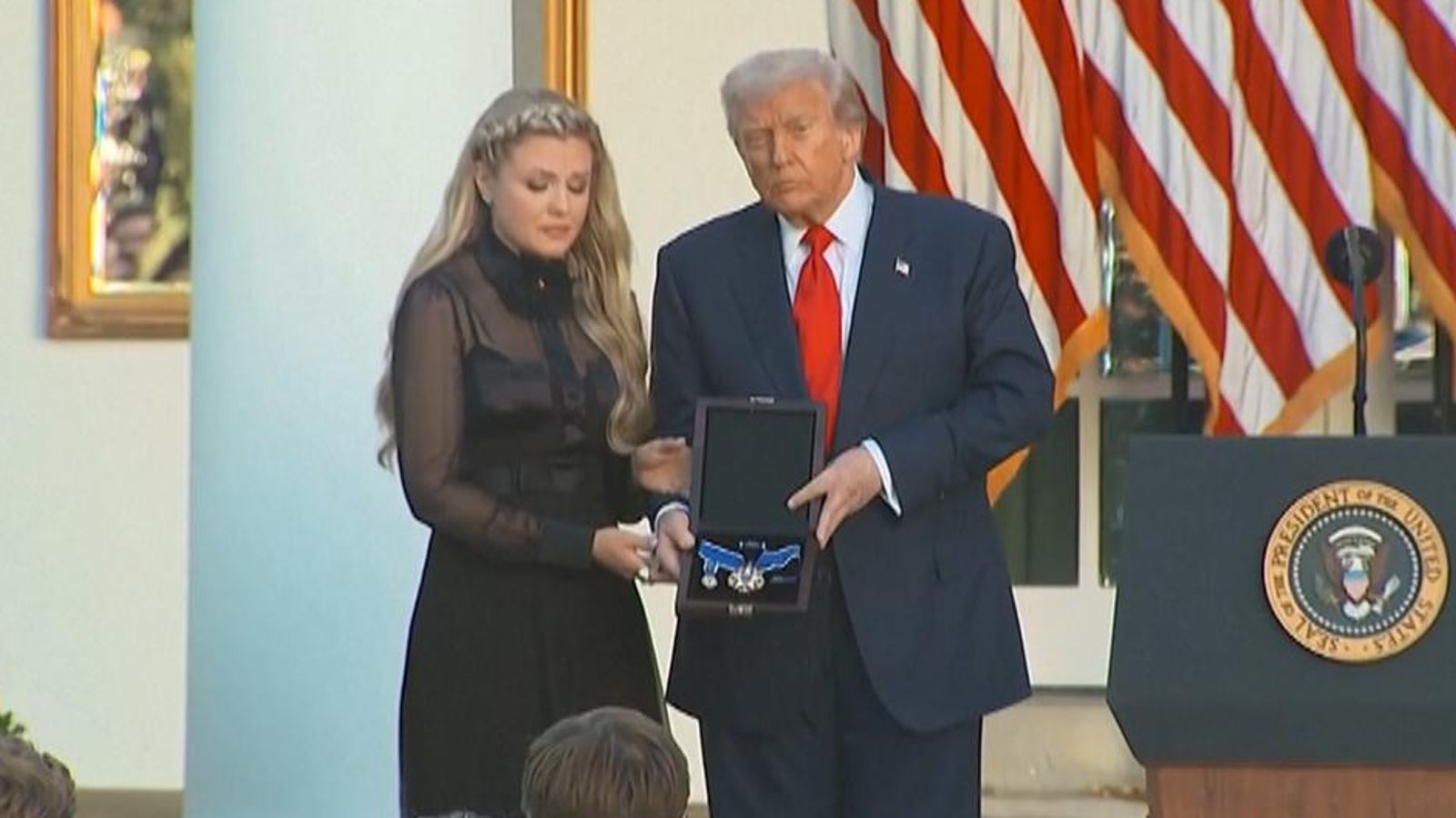 Charlie Kirk receives posthumous award