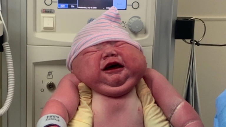 6 kilos at birth: this baby becomes a global phenomenon in a few hours