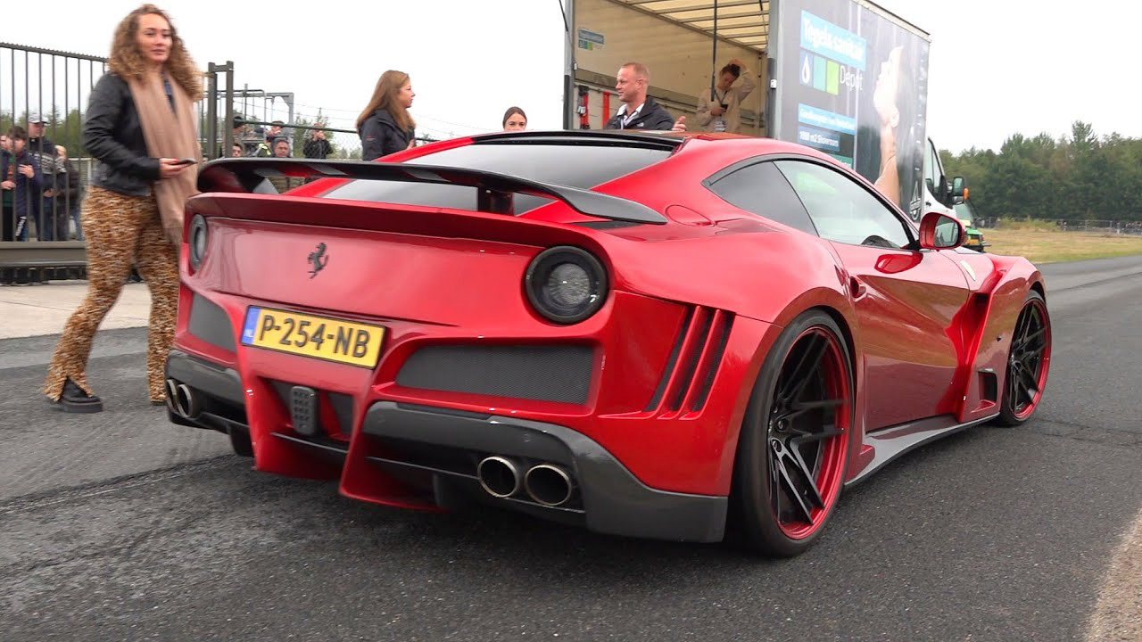 Novitec Ferrari F12 N-Largo S: Starten en Accelereren met Indrukwekkend ...