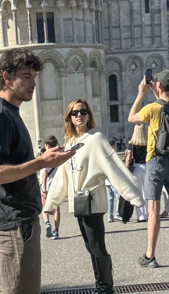 Emma Watson spotted with man in Pisa after shutting down engagement rumours