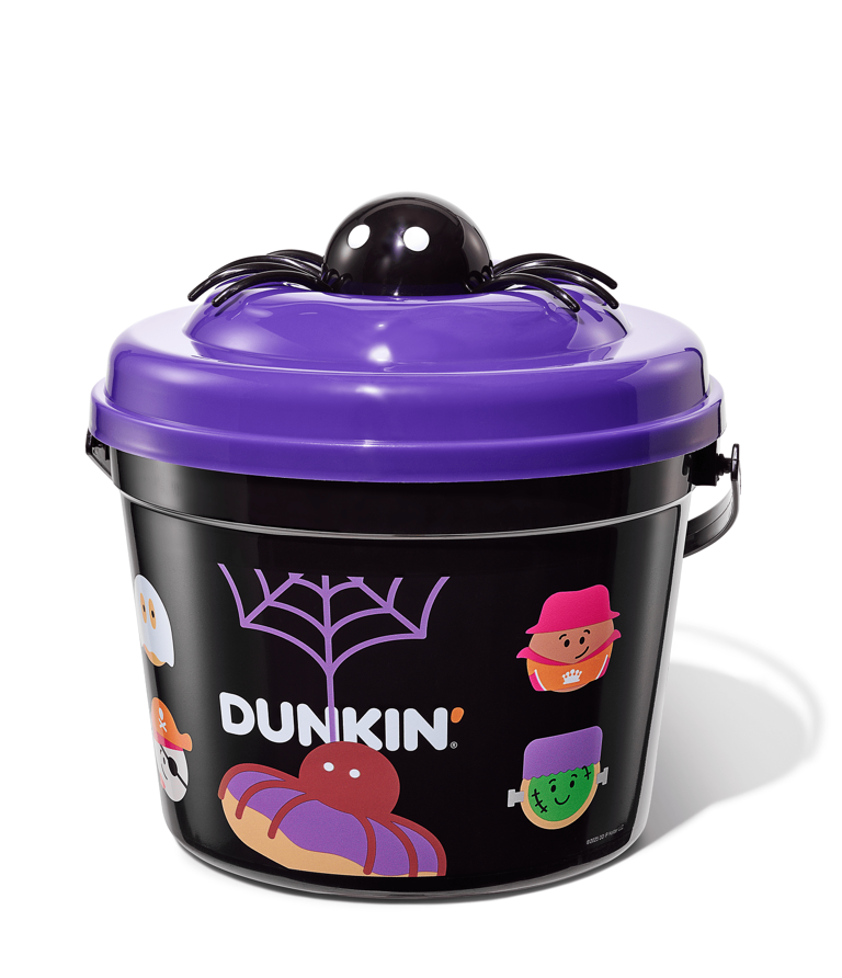 Dunkin’s Halloween Menu Includes New Latte, Munchkins Bucket and Spider ...