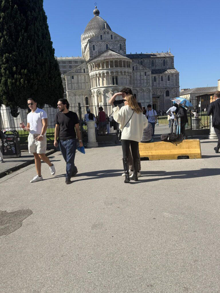Emma Watson spotted with man in Pisa after shutting down engagement rumours