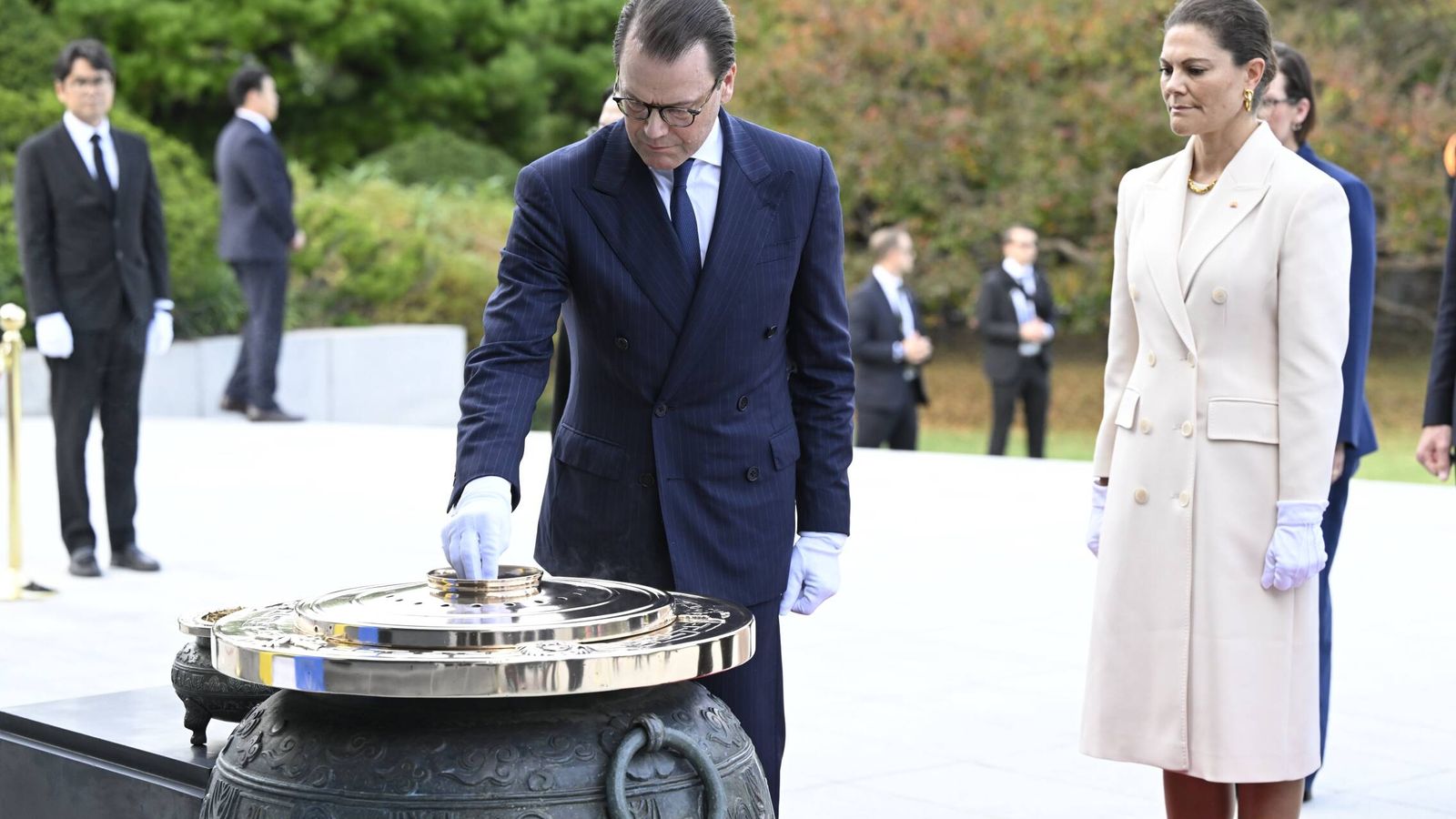 Victoria de Suecia, impecable en Corea del Sur: de un favorecedor ...