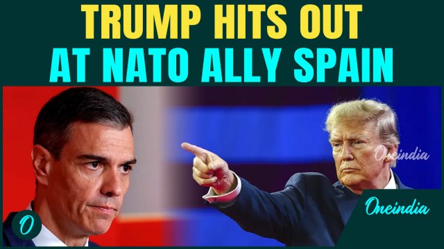 Trump Blasts NATO-Ally Spain| Threatens sanctions, throwing Spain out ...
