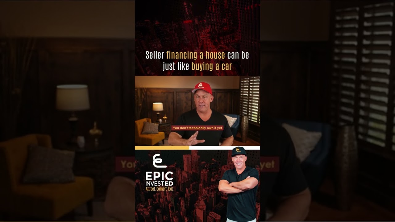 Seller financing a house can be just like buying a car #shorts