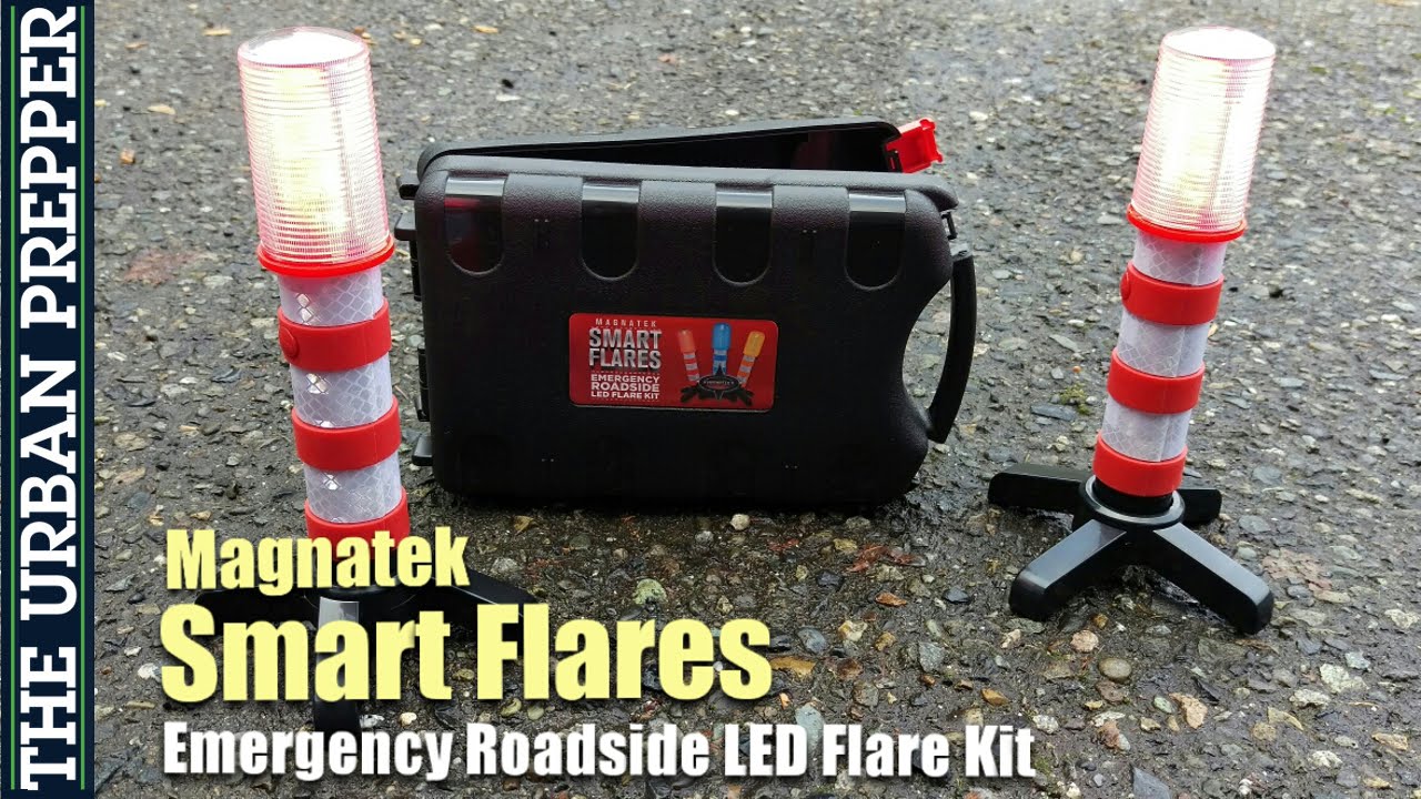 Reviewing the Magnatek smart flares emergency roadside LED kit