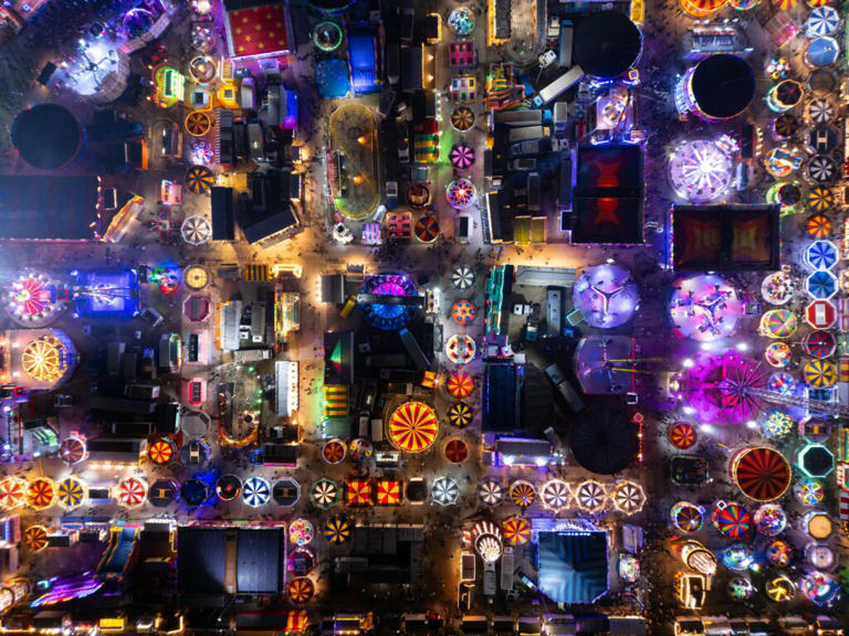 The largest travelling fair in Europe lights up the city of Hull