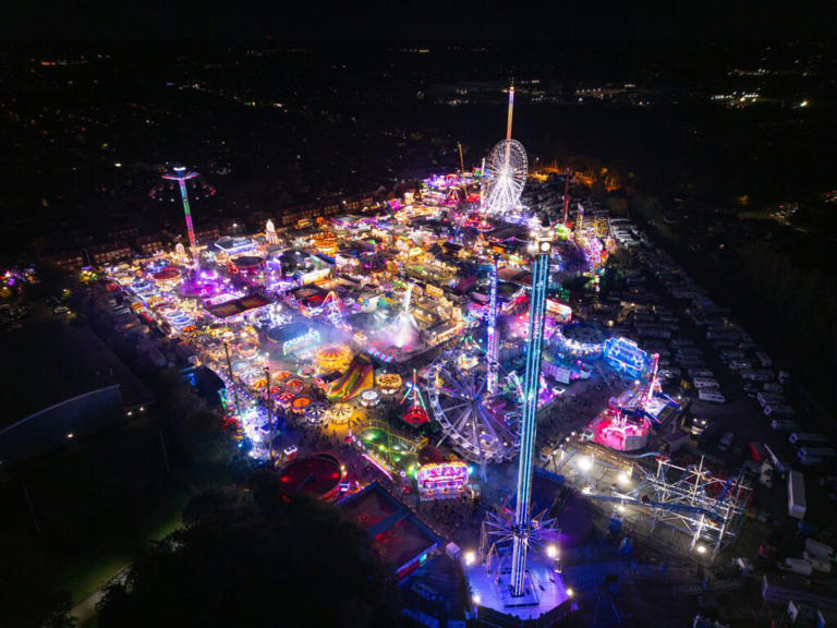 The largest travelling fair in Europe lights up the city of Hull
